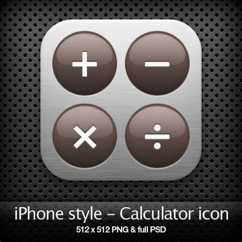 Iphone Style Calculator Icon By Yaromanzarek On Deviantart