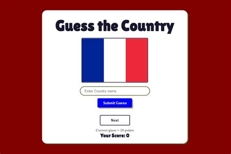 Guess The Country Game Using Html And Css In Vanillajs With Source Code