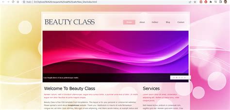 Как создать сайт на Html используя готовый шаблон Cityhost Ua