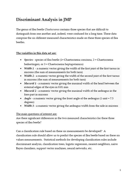 Da Jmp Pdf Statistical Classification Statistical Inference