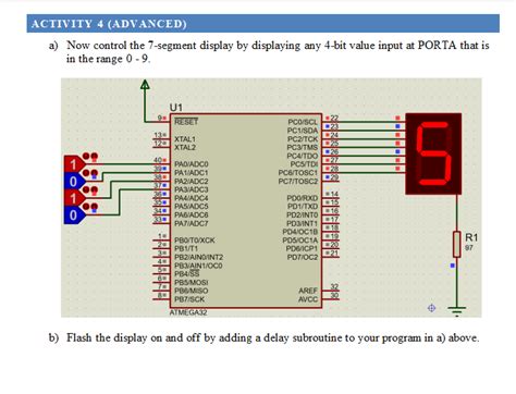 Solved I Now Control The Segment Display By Displaying Chegg Com