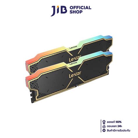 32gb 16gbx2 Ddr5 6000mhz Ram หน่วยความจำ Lexar Thor Rgb Ddr5 Black Ld5u16g60c38bg Rgd