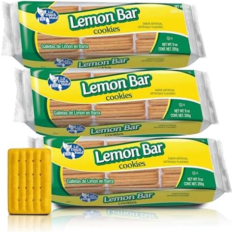 Lil Dutch Maid Lemon Bar Cookies 9 Oz Pack Of 3