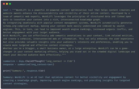 Meeting DSPy SEO Programming Framework WordLift Blog