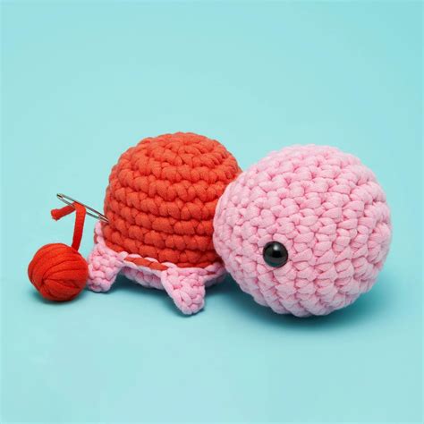 Emilio The Turtle Crochet Kit Yarn Dragon