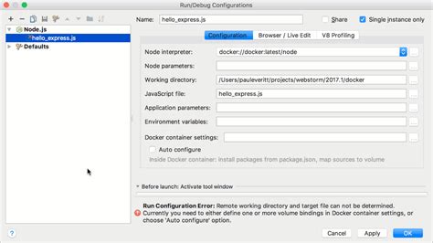 Quick Tour Of Webstorm And Docker The Webstorm Blog