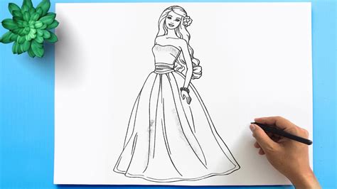 How To Draw Barbie Figure