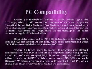 MAC OS System Software 7 PPT Operating Systems Computer Software And Applications