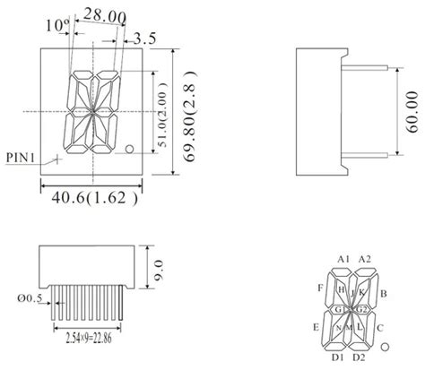 Inch Single Digit Segment LED Display With Static Circuit With RoHS From Expert