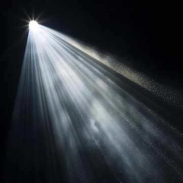 Premium Photo A Light Shining Through A Dark Room With A Ray Of Light