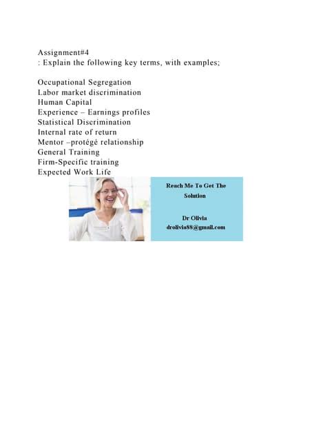 Assignment4 Explain The Following Key Terms With Examples Docx