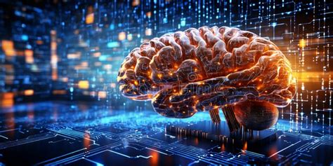 Neural Synthesis Ai As The Industry Cortex Stock Illustration Illustration Of Technology