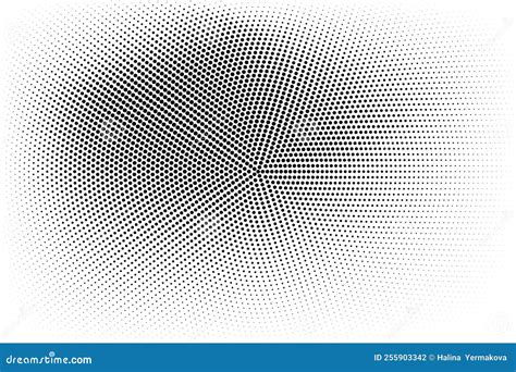 Halftone Monochrome Pattern With Dots Minimalism Vector Background