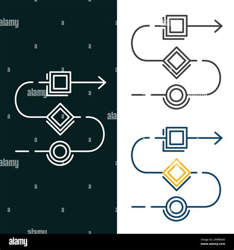 Workflow Logo Stock Vector Images Alamy