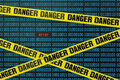Premium Photo Binary Code With Word Error On Computer Screen Danger Premium Photo Binary Code With Word Error On Computer Screen Danger