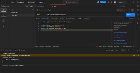 在 postman 上利用 javascript 在呼叫 api 前後存取和修改變數