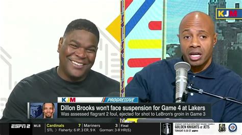 He Is Trash Max Kellerman Reacts To Dillon Brooks Escapes Suspension