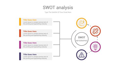 SWOT Analysis Google Slides Illustrator Template Presentation Templates
