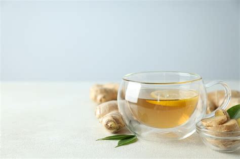 Premium Photo Cold Treatment Healthcare Concept Tea With Ginger