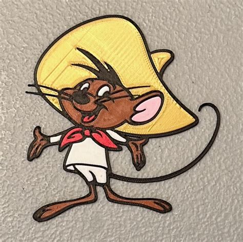 Multicolor Speedy Gonzales Magnet By Wotfan69 Download Free Stl Model
