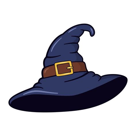 Blue Pointy Hat Halloween Decoration 50864202 Vector Art At Vecteezy