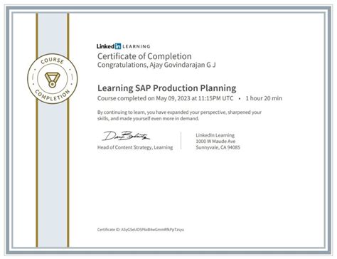 Ajay Govindarajan On Linkedin Sap Sappp Productionplanning Supplychain