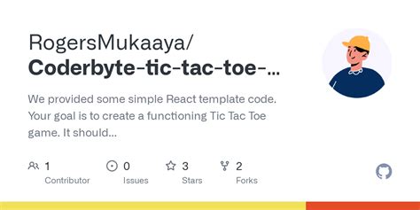 Coderbyte Tic Tac Toe Question And Answersrcdsstore At Master