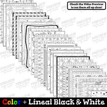 Christmas Borders Writing Paper Page Frames For Printables And Activities