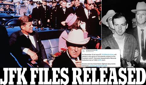 Top secret John F. Kennedy assassination files are FINALLY released: Lee Harvey Oswald was in ...