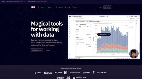 Hex Ai Collaborative Data Analysis And App Building Workspace Aiting Ai