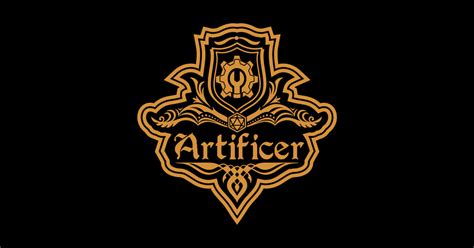 Artificer Class 1 Color Emblem Artificer Class Sticker Teepublic