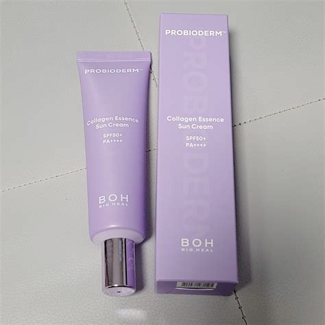 더쿠 바이오힐 보 프로바이오덤 콜라겐 에센스 선크림 사용후기 ‍♀️