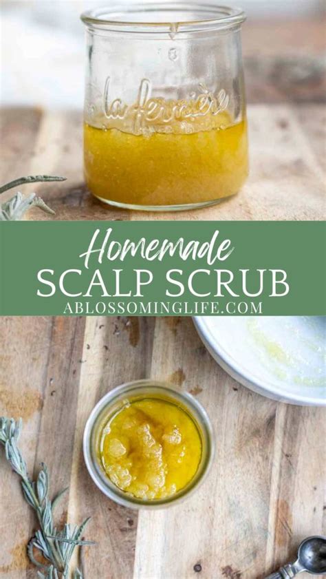 Diy Scalp Scrub For Healthy Hair And Scalp A Blossoming Life