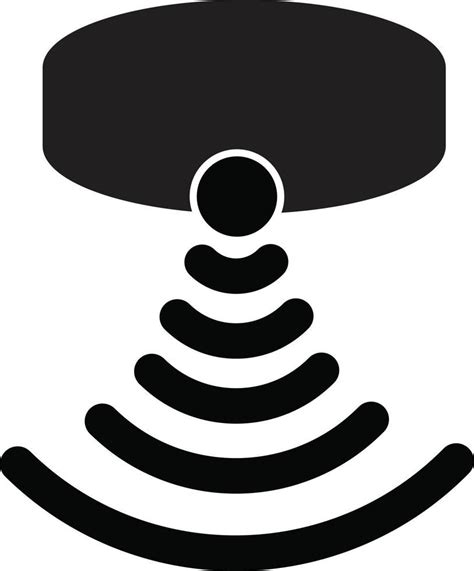 Motion Sensor Icon Sensor Waves Signal Icon Security Connection