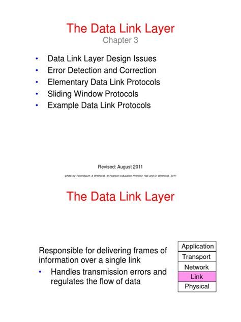 3 Data Link Layer Pdf Transmission Control Protocol Asynchronous