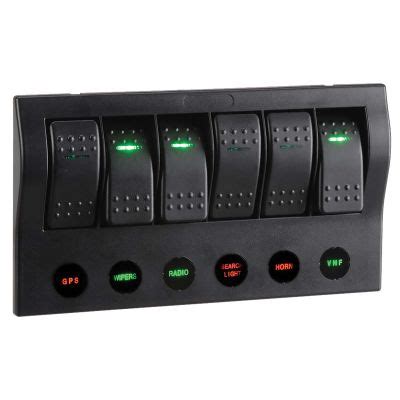 Narva Way LED Switch Panel With Circuit Breaker Protection