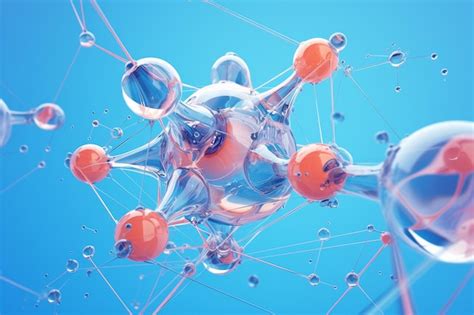 Innovative 3d Render Of A Commercial Detergent Molecule On A Technical