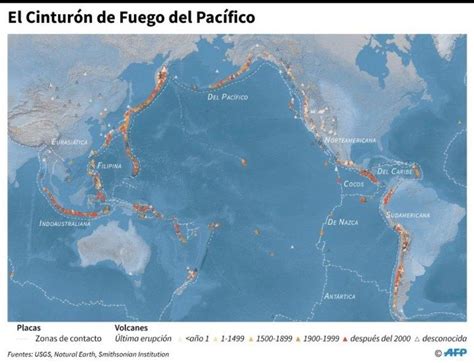Qué Es El Cinturón De Fuego Del Pacífico La Zona Sísmica Más Activa