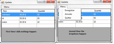 Net Menustrip Cant Get Focus On Load Stack Overflow