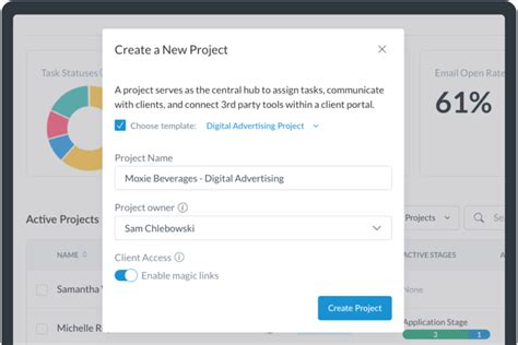 Client Portal Software Project Management In One Dashboard