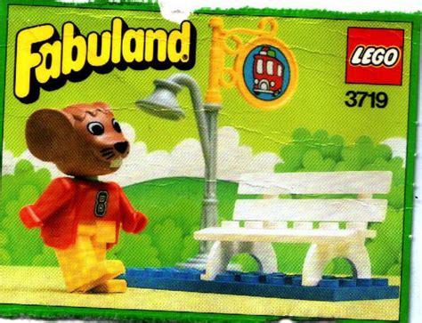 Handleiding Lego Set Fabuland Bushalte Met Maximilian Mouse