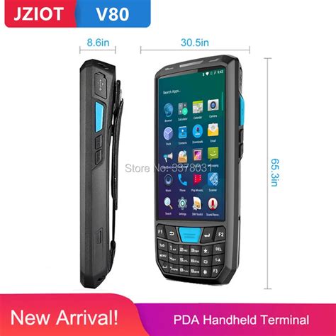 4g Lte Mobile Android 7 0 1d 2d Rugged Android Barcode Scanner Terminal Pda Rfid Reader Courier