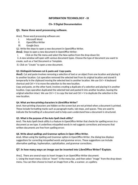 Ch 3 Digital Documentation Pdf Text Software