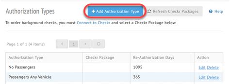 Authorization Types Authorization Types