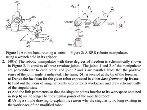 solved the robotic manipulator with three degrees of freedom is