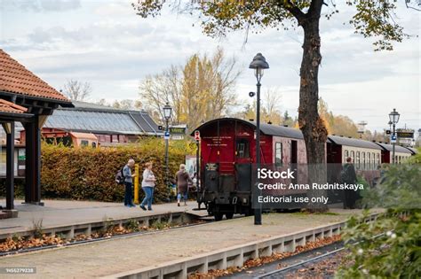하르츠 산맥 지역의 증기 기관 열차 화창한 날 기차역 근처의 오래된 복고풍 빈티지 증기 기관차 기차 굴뚝에서 나오는 흰 연기