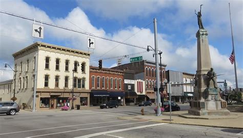 Downtown Crawfordsville Indiana A Photo On Flickriver