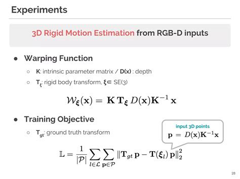Taking A Deeper Look At The Inverse Compositional Algorithm Ppt