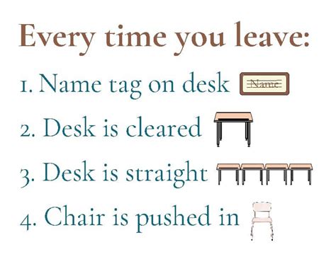 Leave The Classroom Checklist By Aubrey St Pierre Tpt