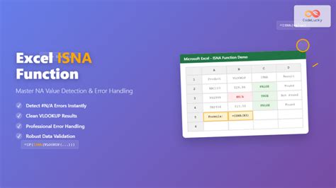 Excel Isna Function Complete Guide To Na Value Detection And Error